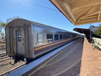 The "Spirit of the Outback" train from Longreach | Australian Frequent ...