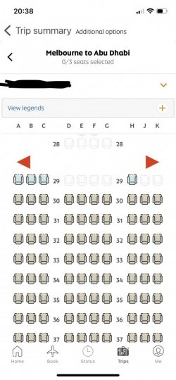 Etihad Economy Extra leg room seats | Australian Frequent Flyer