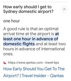 Sydney airport check-in closes 2 hours before flight? | Australian ...